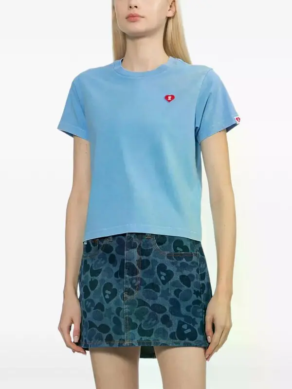 AAPE BY *A BATHING APE Heart-logo T-shirt