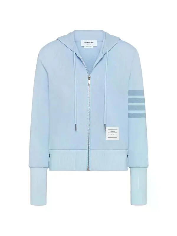 Thom Browne Loopback 4-bar Shrunken Hoodie