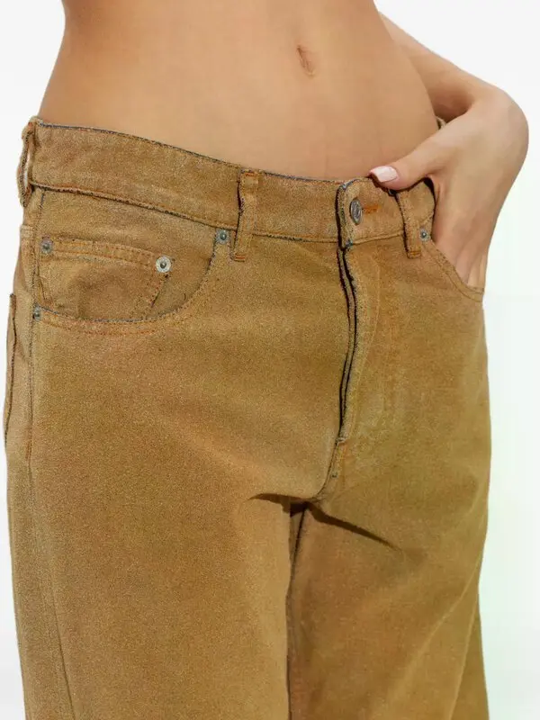 MAISON MARGIELA Straight Cotton Jeans - Neutrals