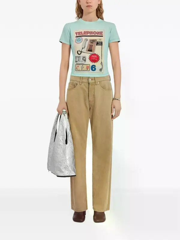 MAISON MARGIELA Straight Cotton Jeans - Neutrals