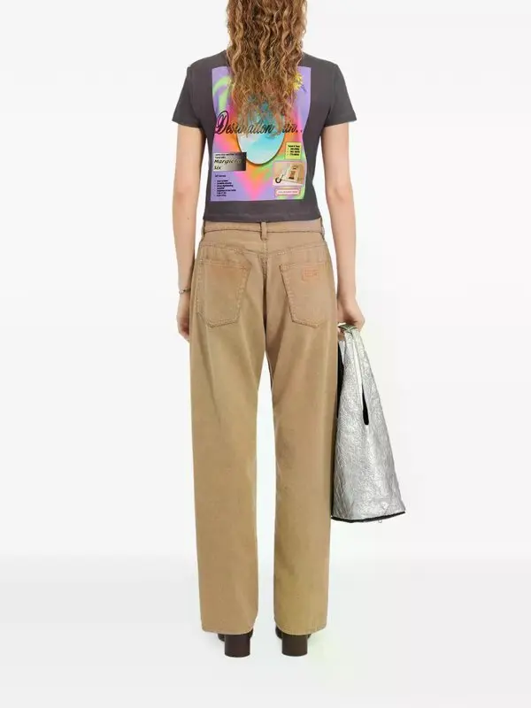 MAISON MARGIELA Straight Cotton Jeans - Neutrals