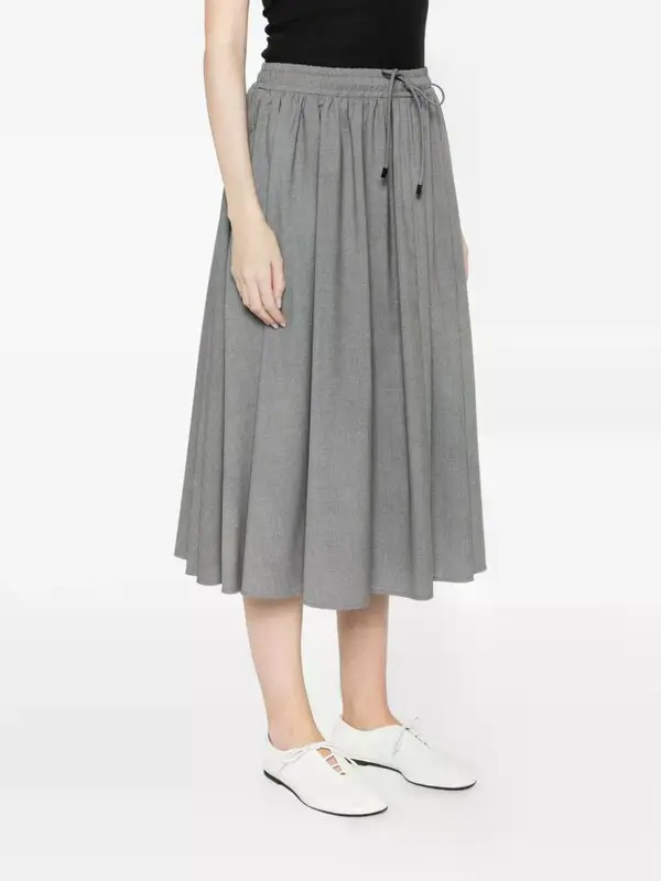 Max Mara Gathered Drawstring Skirt