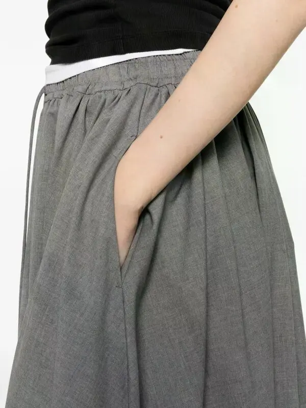 Max Mara Gathered Drawstring Skirt