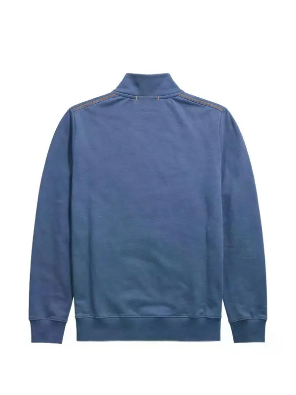 PARAJUMPERS Zip-up Sweatshirt With Patch - Blue
