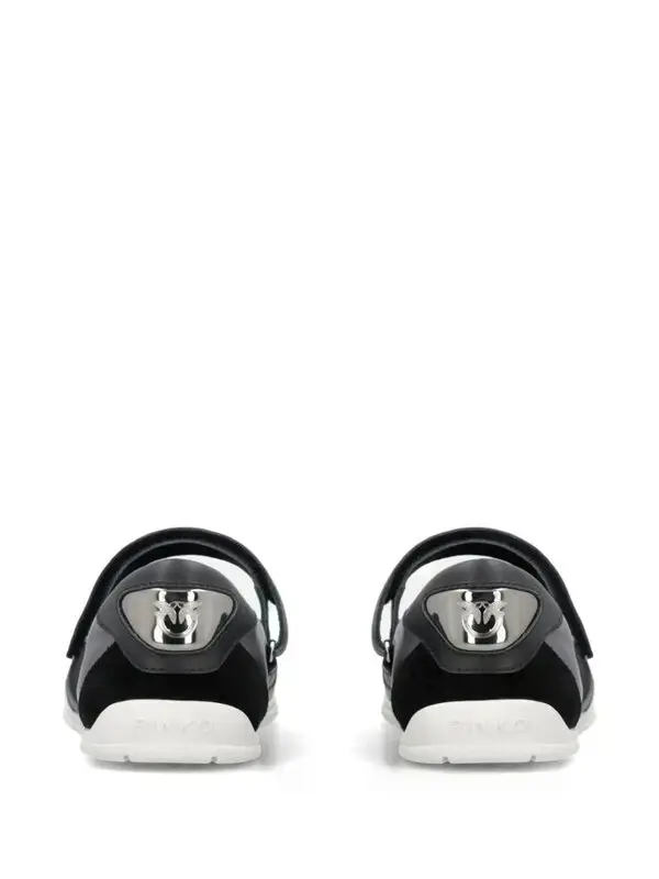 Pinko Lettering-detail Strap Ballet Sneakers