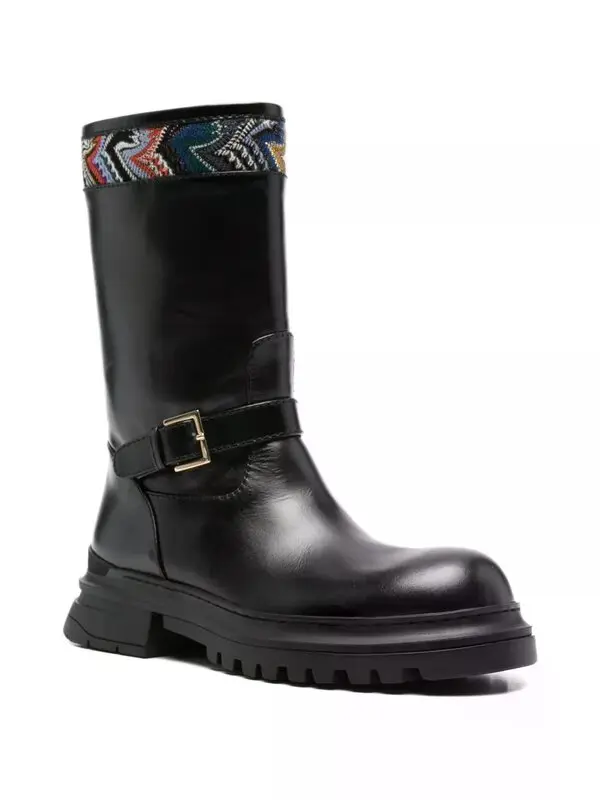 Missoni Buckle Trim Boots - Black
