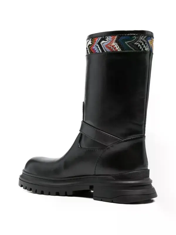 Missoni Buckle Trim Boots - Black