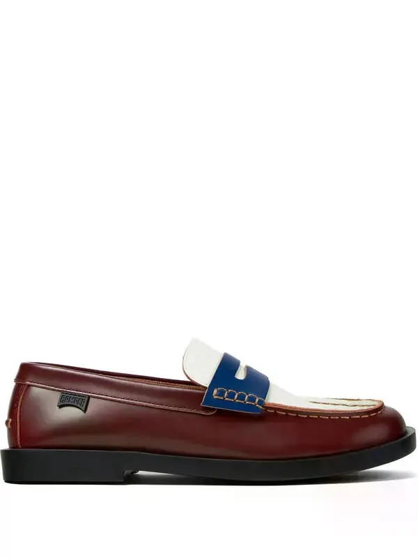 Camper Leather Loafers - Red