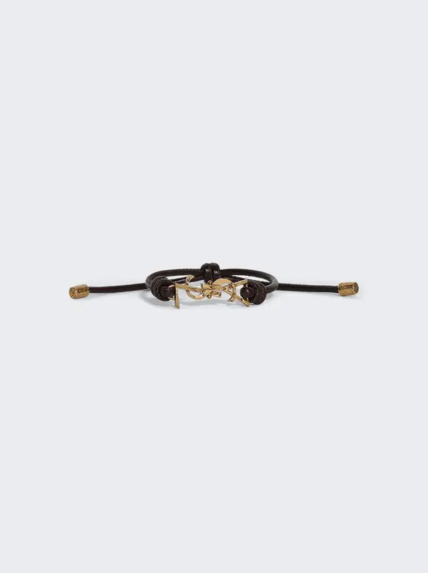 Saint Laurent Cassandre Bracelet - Brown