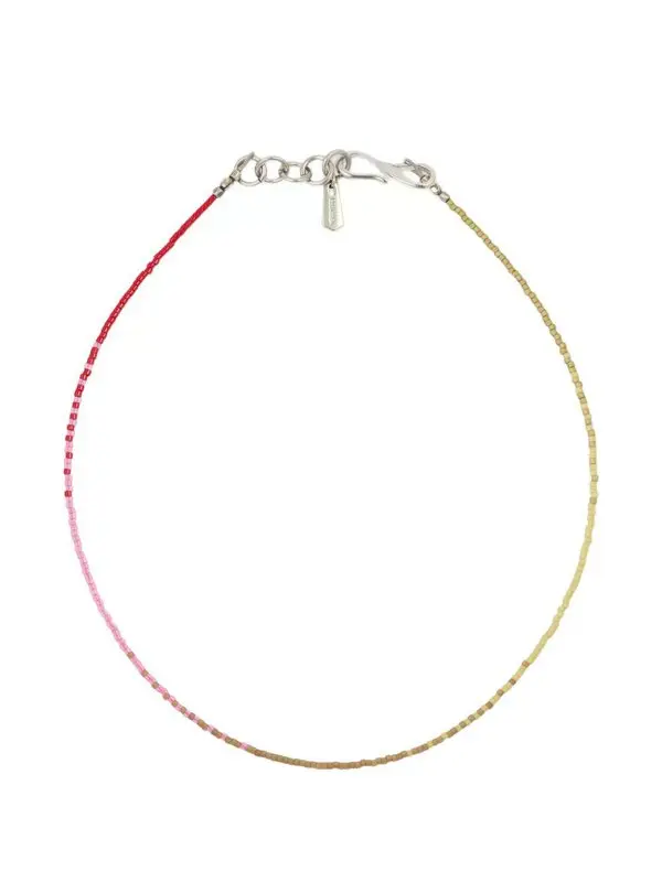 Paul Smith Beaded Necklace - Silver