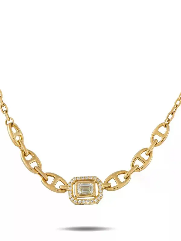LB EXCLUSIVE 18k Yellow Diamond Pendant Necklace - Gold