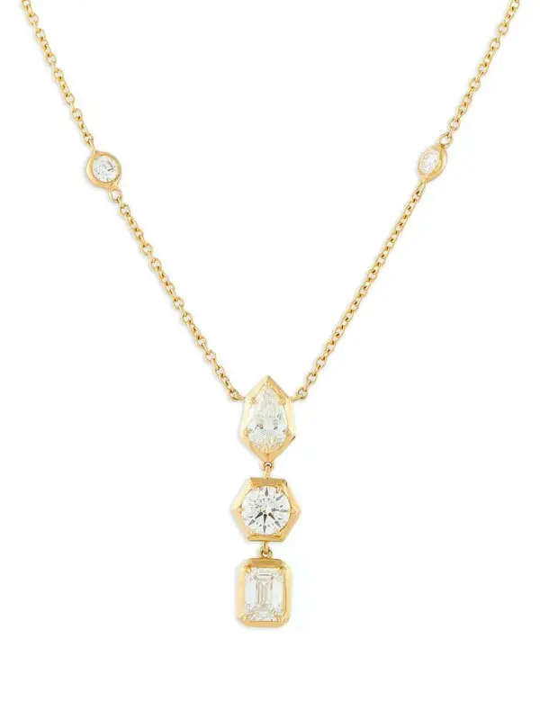 LB EXCLUSIVE 18k Yellow Diamond Necklace - Gold