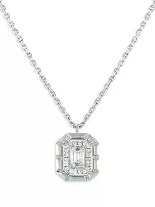 LB EXCLUSIVE Diamond Pendant Necklace - Silver