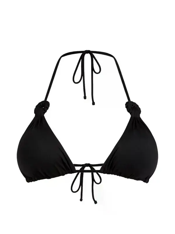 FISICO Knot-tie Bikini Top - Black