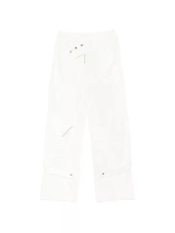 Blumarine Straight Trousers - White