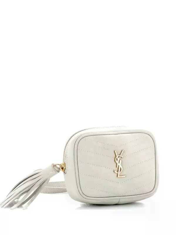Saint Laurent Lou Camera Crossbody Bag - Neutrals