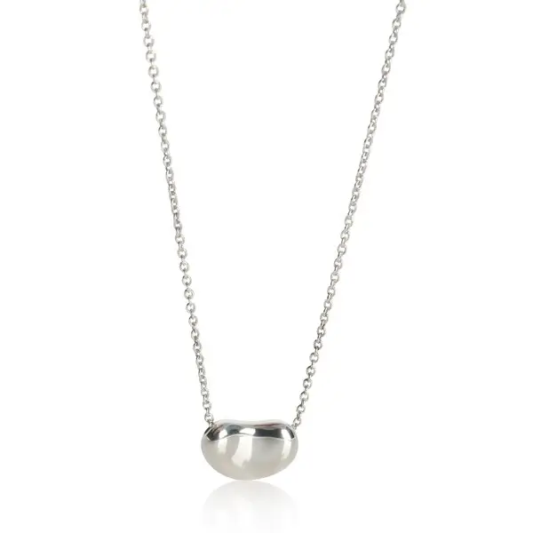 Tiffany & Co. Elsa Peretti Bean Pendant Necklace - Sterling_silver