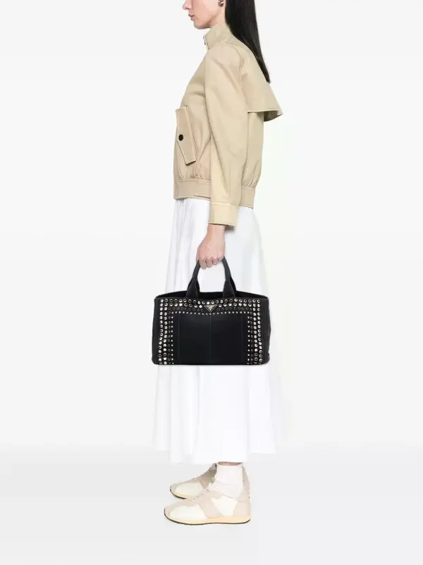 Prada Large Canapa Bijoux Satchel