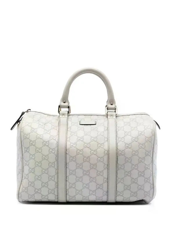 Gucci Medium Boston Bag - White