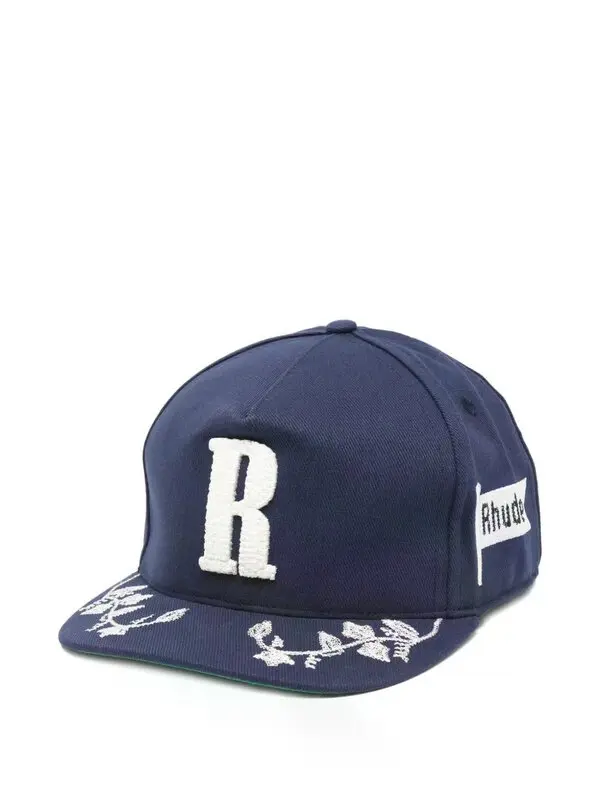 Rhude Embroidery Baseball Cap - Blue