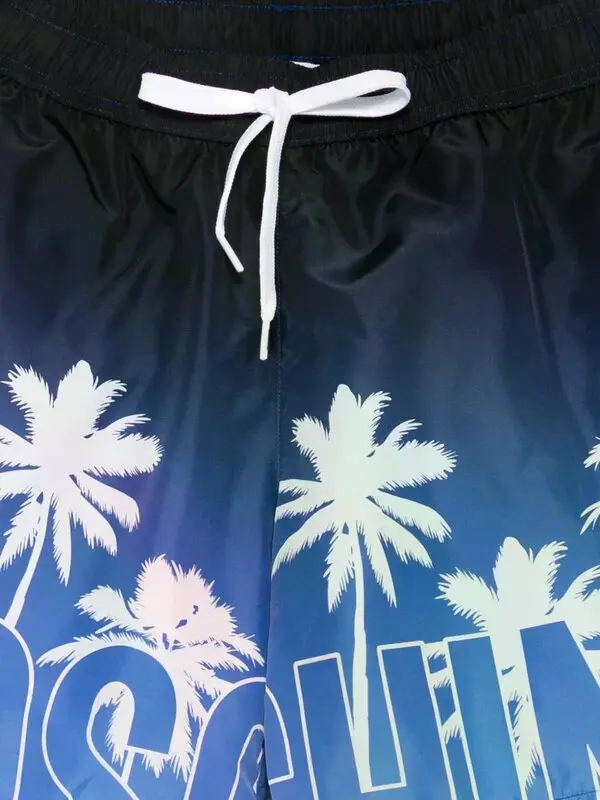 Moschino Palm-tree Print Swim Shorts