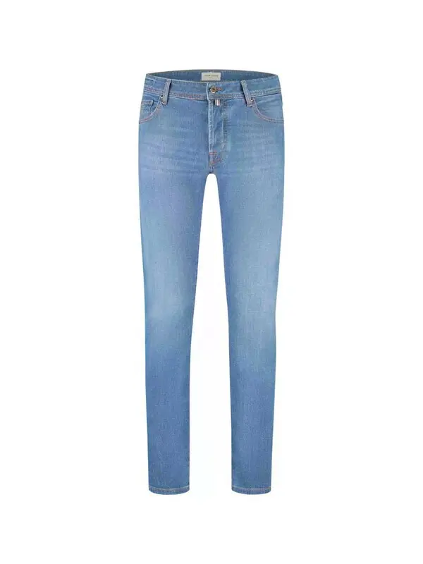 Jacob Cohen Belt-loops Straight-leg Jeans - Blue
