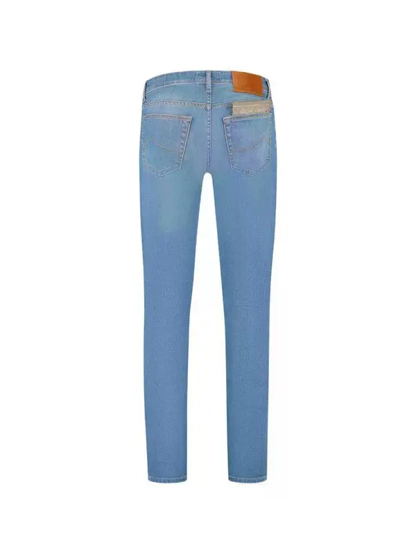 Jacob Cohen Belt-loops Straight-leg Jeans - Blue