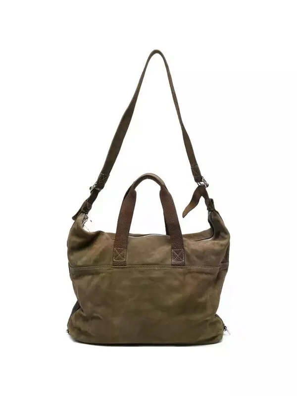 Guidi Leather Tote Bag - Green