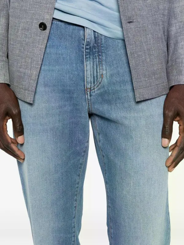 Zegna Slim-fit Jeans - Blue