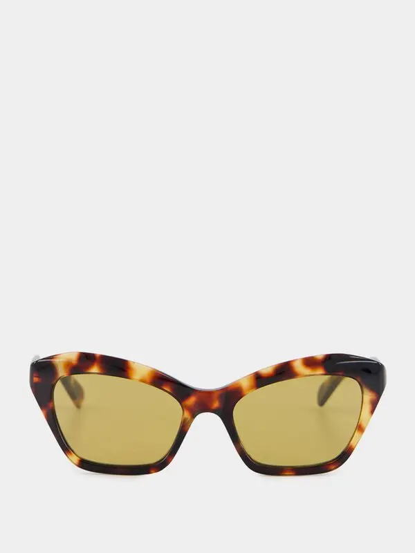 Valentino Garavani Tortoiseshell Cat-eye Sunglasses - Brown