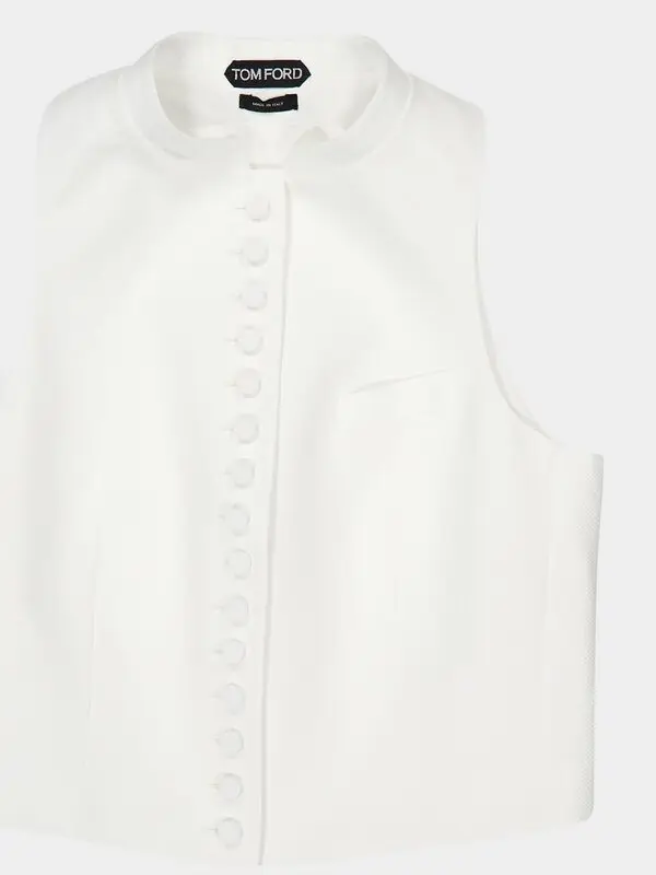 TOM FORD Cotton Waist-length Buttoned Top