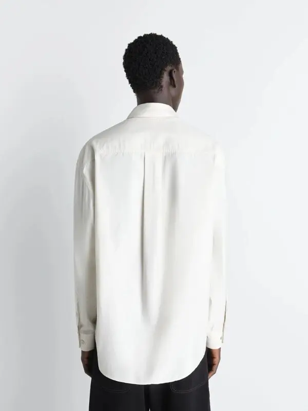 LEMAIRE Light Washed Cotton Silk Regular Shirt