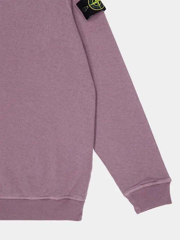 Stone Island Malfilé Fleece Sweatshirt - Purple