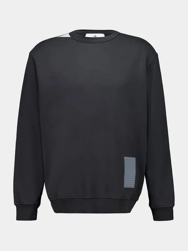 Stone Island Lead Marina Cotton Sweatshirt - Grey