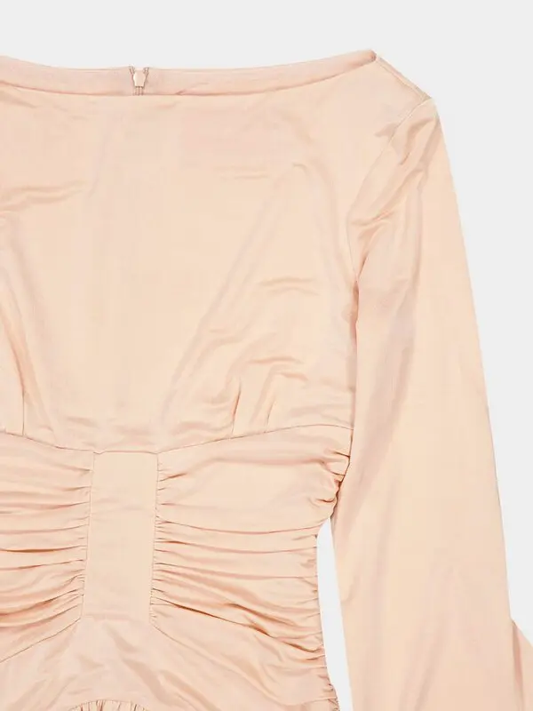 La DoubleJ Silk Midi Dress