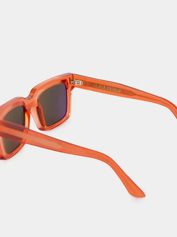 CUTLER AND GROSS 1386 Square Sunglasses - Red