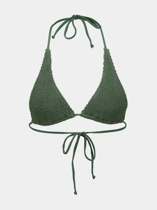 Bond Eye Eco Sofie Triangle Bikini Top - Green