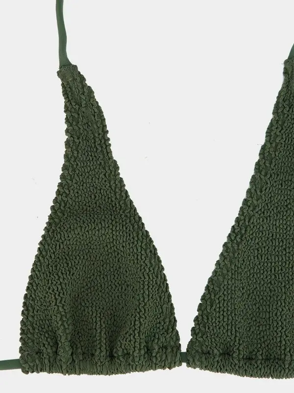 Bond Eye Eco Sofie Triangle Bikini Top - Green