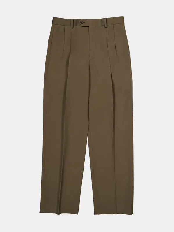 Auralee Light Wool Max Gabardine Slacks