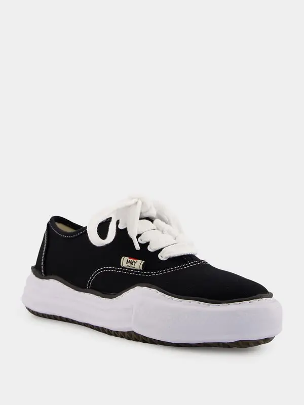 Mihara Yasuhiro Baker Canvas Low-top Sneakers - Black