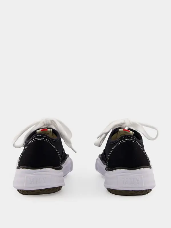 Mihara Yasuhiro Baker Canvas Low-top Sneakers - Black