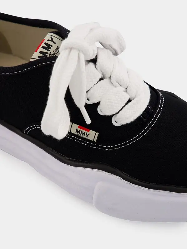 Mihara Yasuhiro Baker Canvas Low-top Sneakers - Black