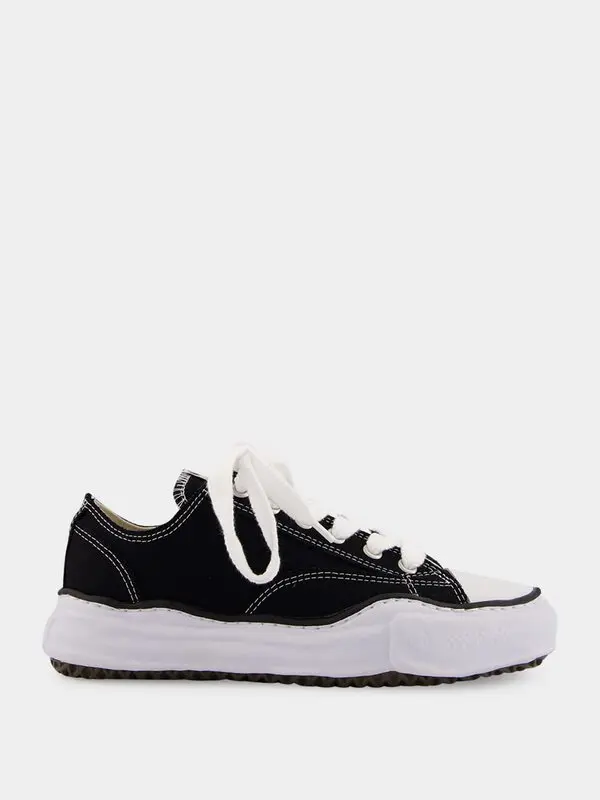 Mihara Yasuhiro Peterson Canvas Low-top Sneakers - Black