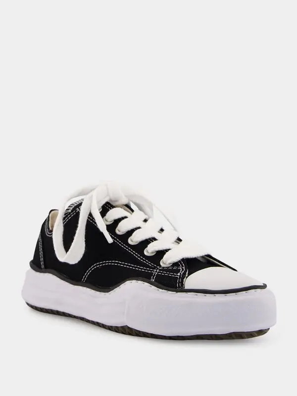 Mihara Yasuhiro Peterson Canvas Low-top Sneakers - Black