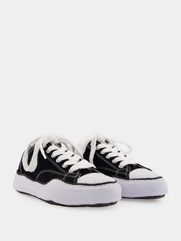 Mihara Yasuhiro Peterson Canvas Low-top Sneakers - Black