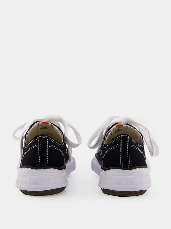 Mihara Yasuhiro Peterson Canvas Low-top Sneakers - Black