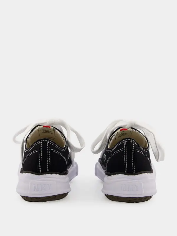 Mihara Yasuhiro Peterson Canvas Low-top Sneakers - Black