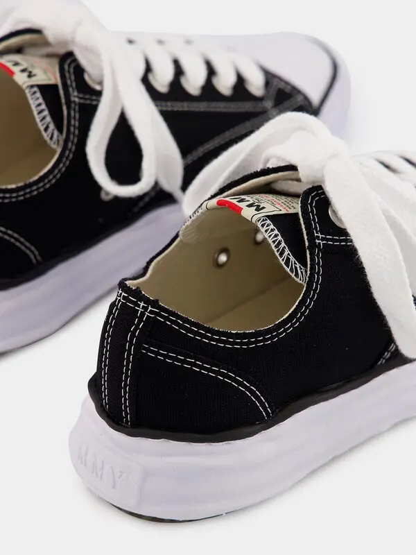 Mihara Yasuhiro Peterson Canvas Low-top Sneakers - Black