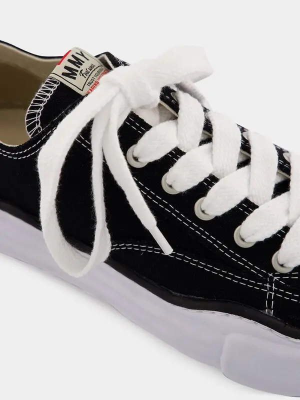 Mihara Yasuhiro Peterson Canvas Low-top Sneakers - Black