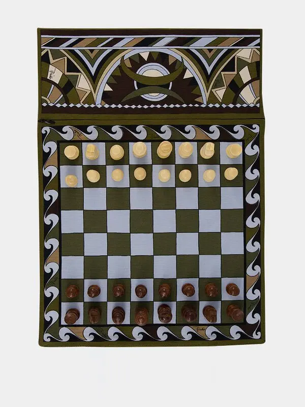 Emilio Pucci Vivara Travel Chess Set - Multicolour
